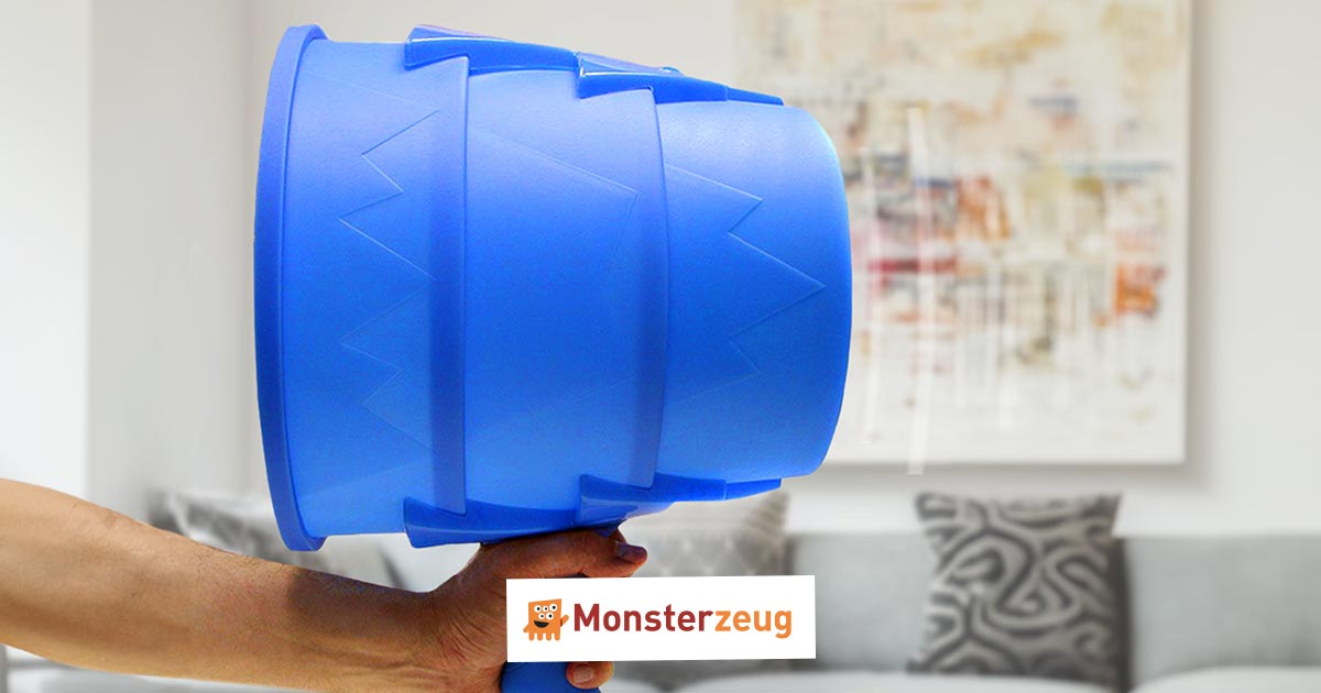 Airzooka, die Luftkanone - kraftvolles Geschoss mit reiner Luft