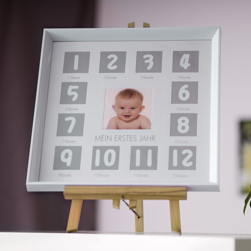 Bilderrahmen - Mein erstes Jahr - Baby Fotogalerie Bilderrahmen - Mein erstes Jahr - Baby Fotogalerie