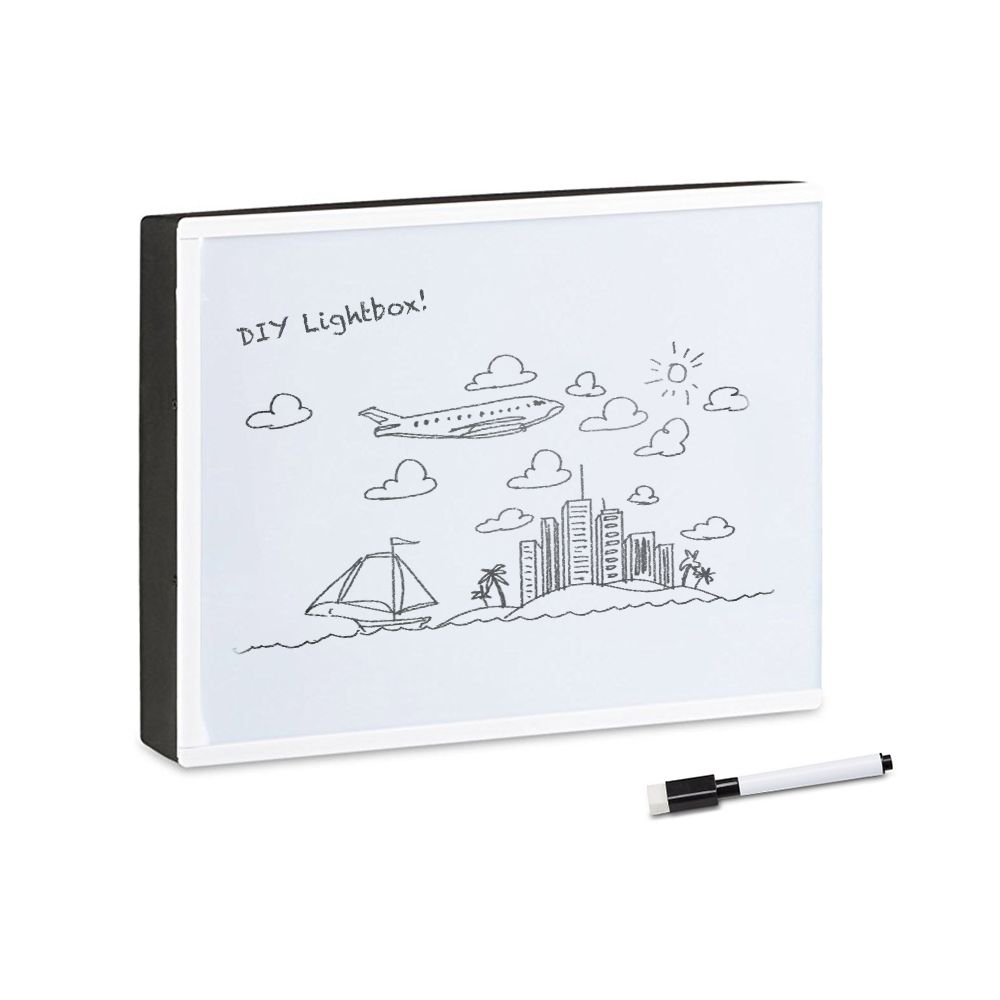 Leuchtkasten zum Zeichnen - LED Lightbox DIY mit Stift, Folie