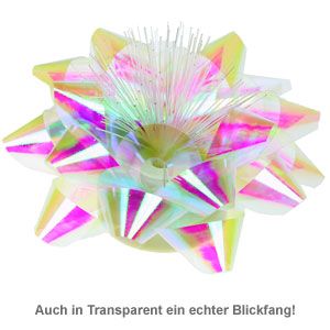 Schöne Geschenkschleife mit LED Farbwechsel in 5 Farben