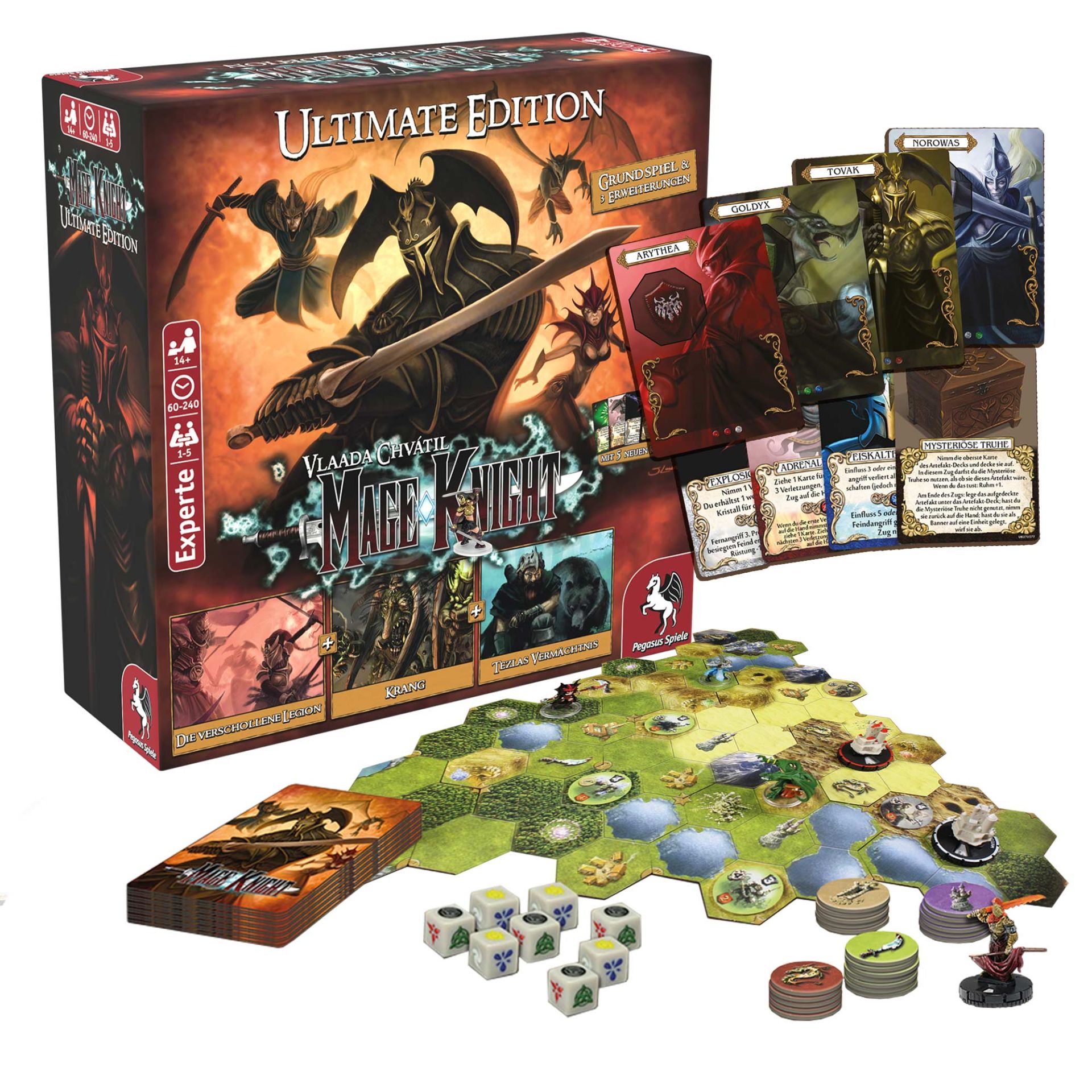 Gesellschaftsspiel Mage Night - Strategiespiel ab 14 Jahren