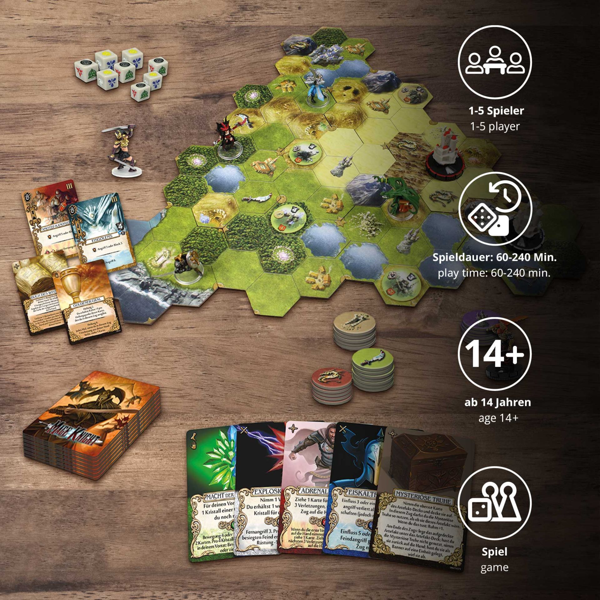 Gesellschaftsspiel Mage Night - Strategiespiel ab 14 Jahren