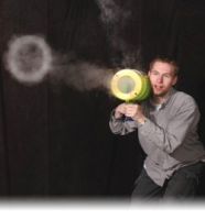 Airzooka, die Luftkanone - kraftvolles Geschoss mit reiner Luft