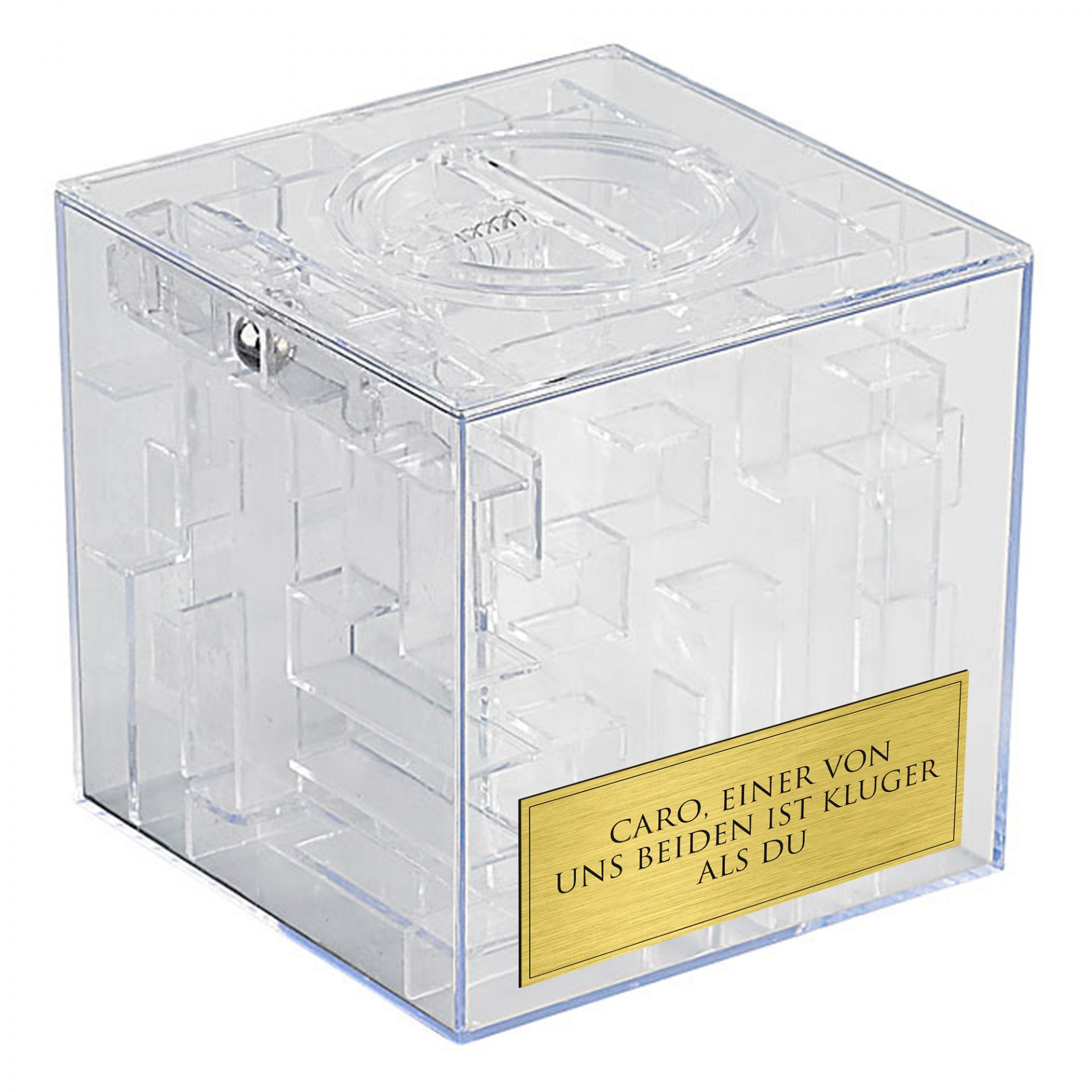 Spardose Geld Labyrinth - lustige Knobel-Spardose