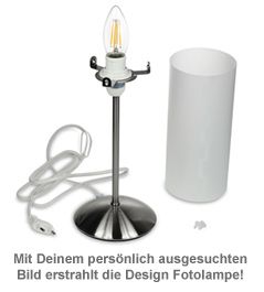 Design Fotolampe - personalisiert - Dein Lieblingsbild als Druck