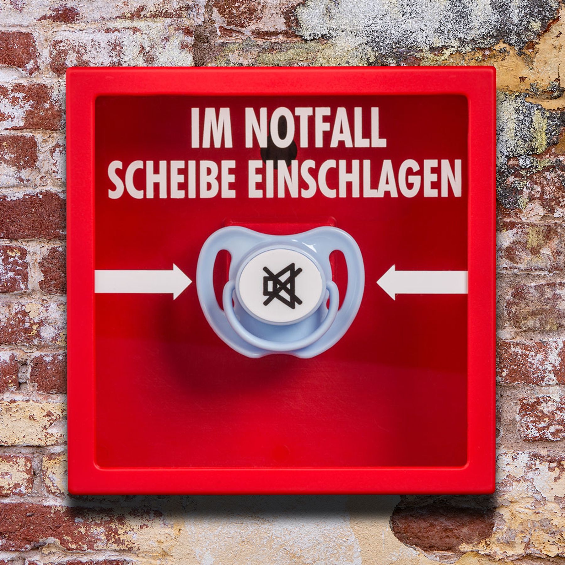 Große Enter Taste - Anti Stress Kissen mit USB Anschluss