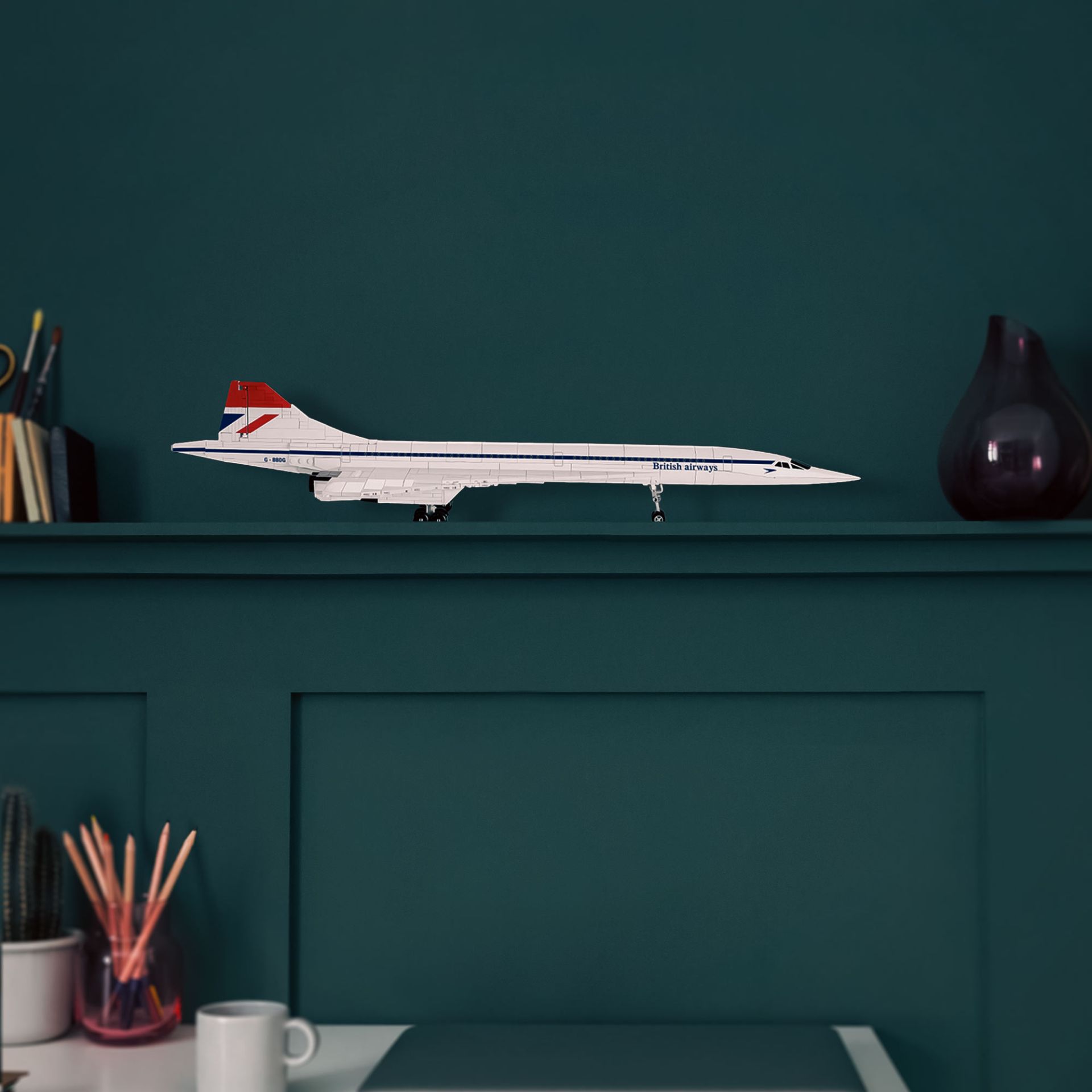 Concorde Modellflugzeug - Cobi Klemmbausteine Bausatz